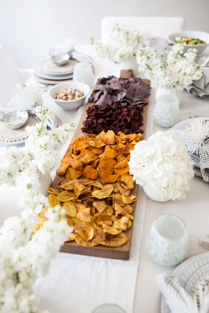 Year-Round Beachy Ceviche Party with Edible Table Runner