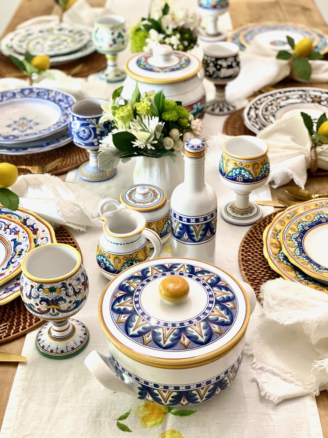 A Dreamy Italian Table: My Authentic Dinnerware Collection - to have + to host