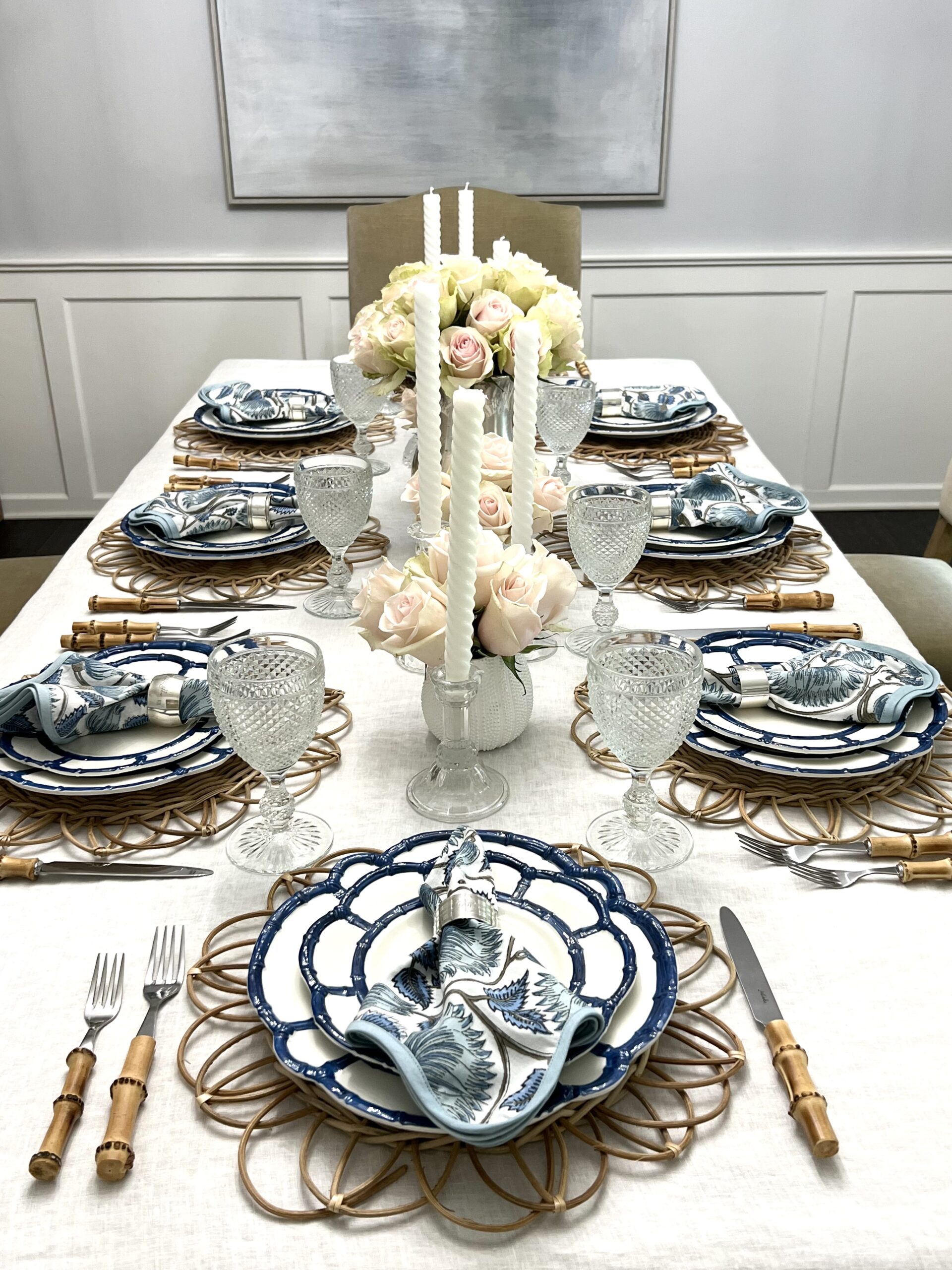 How to Set a Coastal Grandmother Table - to have + to host